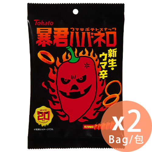 TOHATO 桃哈多 - 暴君薯圈 52g x 2包(4901940112890_2)[日本直送] – 香港零食大王