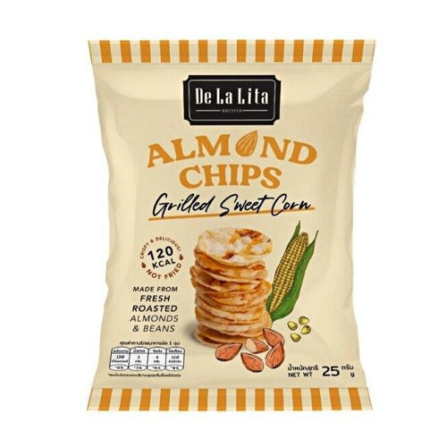 DE LA LITA - 烤甜玉米杏仁片 Almond Chips Grilled Sweet Corn - 25g(88590780026 – 香港零食大王