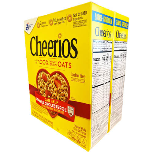 【清貨】Cheerios - 美國Cheerios 原味 燕麥圈穀類早餐 約576 x 2盒裝(016000435094)#健康 [平行進口 ...