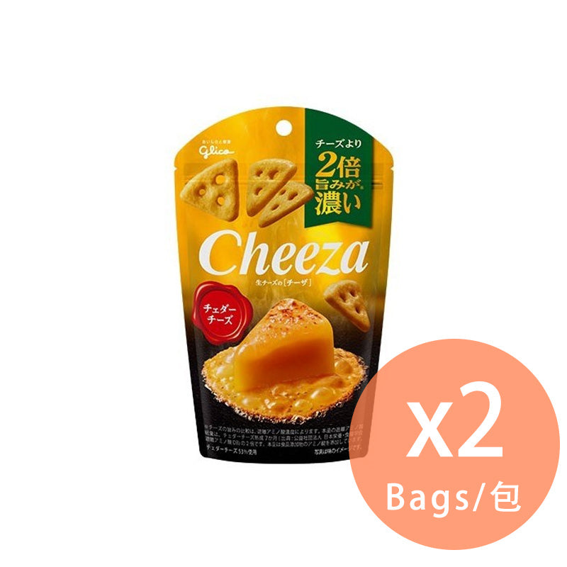 Glico 固力果 Cheeza 車打芝士(Cheddar Cheese)脆片 40g x 2包 – 香港零食大王