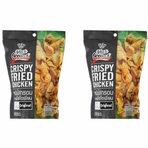 MAXOCEAN CHICKEN SKIN ORIGINAL 原味脆炸雞皮 30g x 2 – 香港零食大王